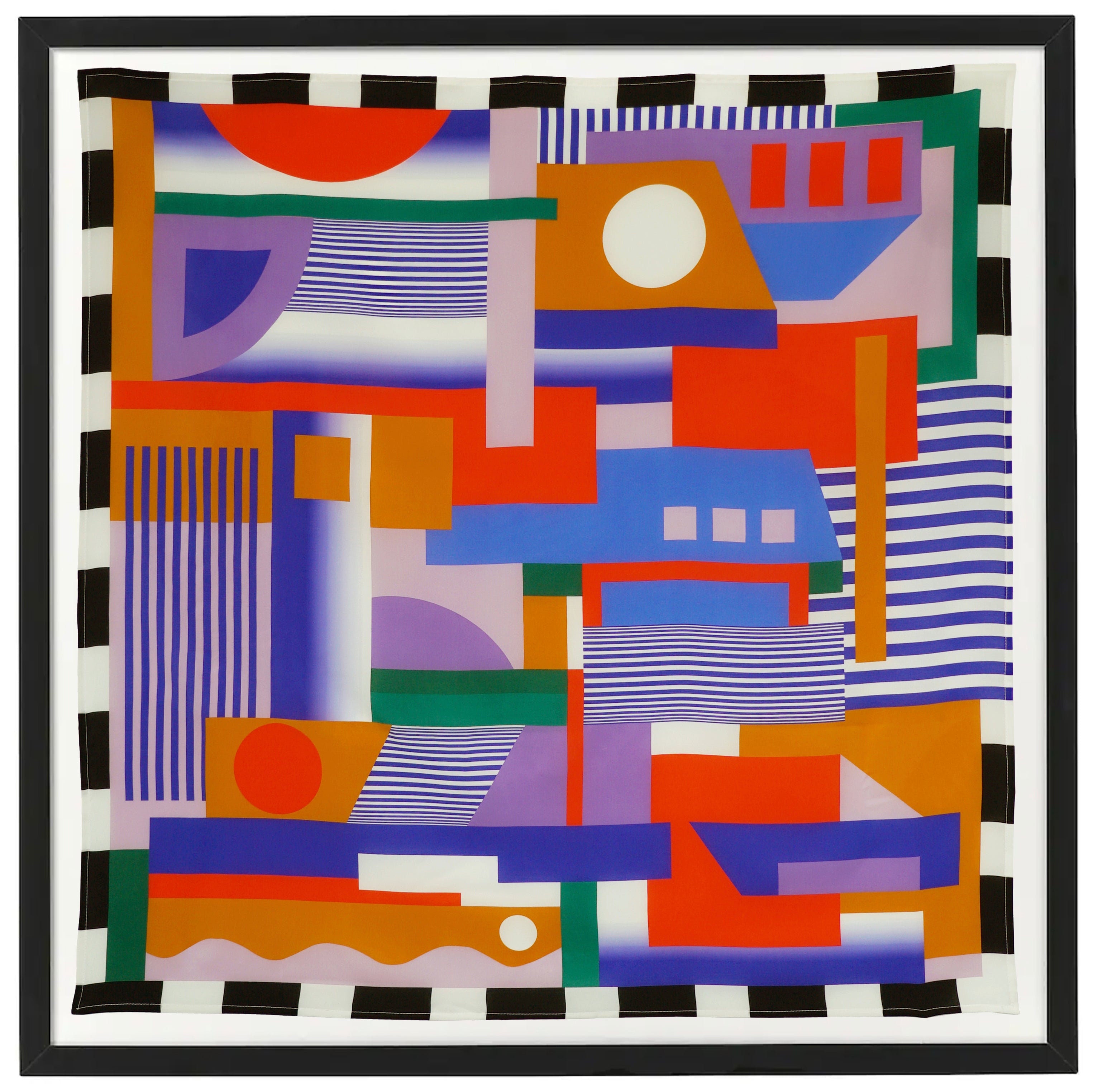 Camille Walala Silk Scarf – Migrate Art